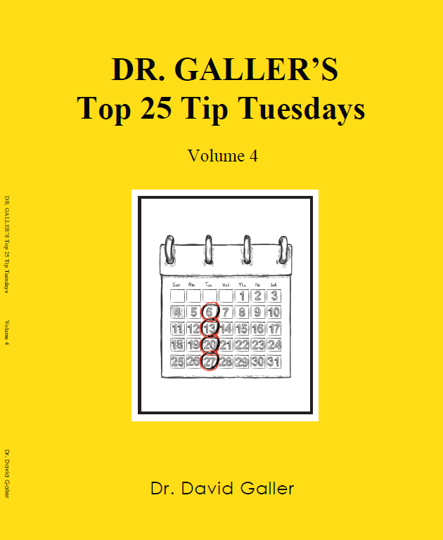 Top 25 Tip Tuesdays by Dr David Galler - Volume 4 – EOCA
